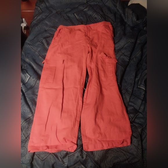 Divided | Pants | Orange Cargo Pants | Poshmark